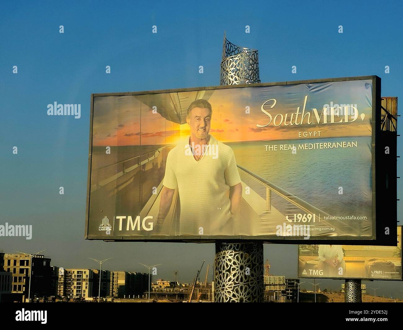 Cairo, Egypt, October 12 2024: advertising campaign Talaat Moustafa ...