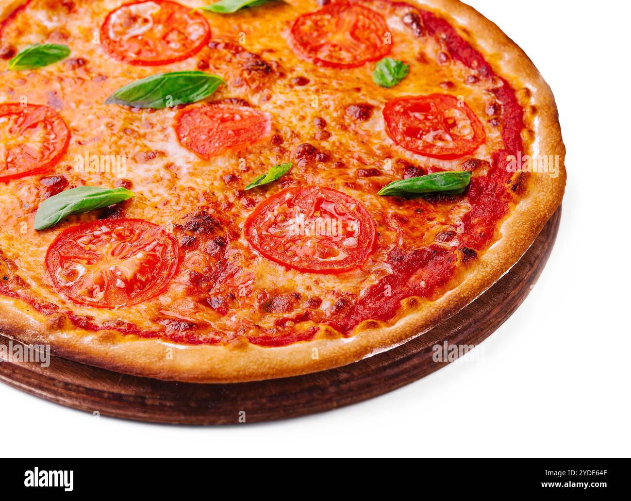 Margherita Pizza with Tomatoes and Cheese Stock Photo - Alamy