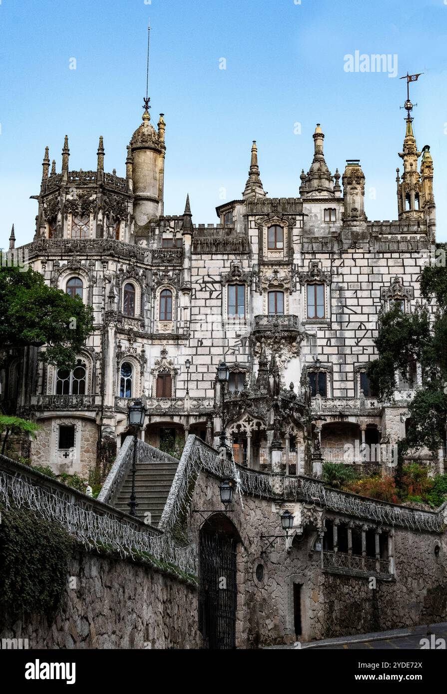 Quinta da Regaleira Palace, one of the principal romantic palces of ...
