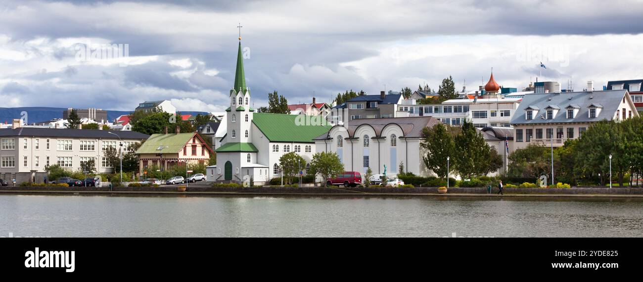 Capital of Iceland, Reykjavik, view Stock Photo - Alamy