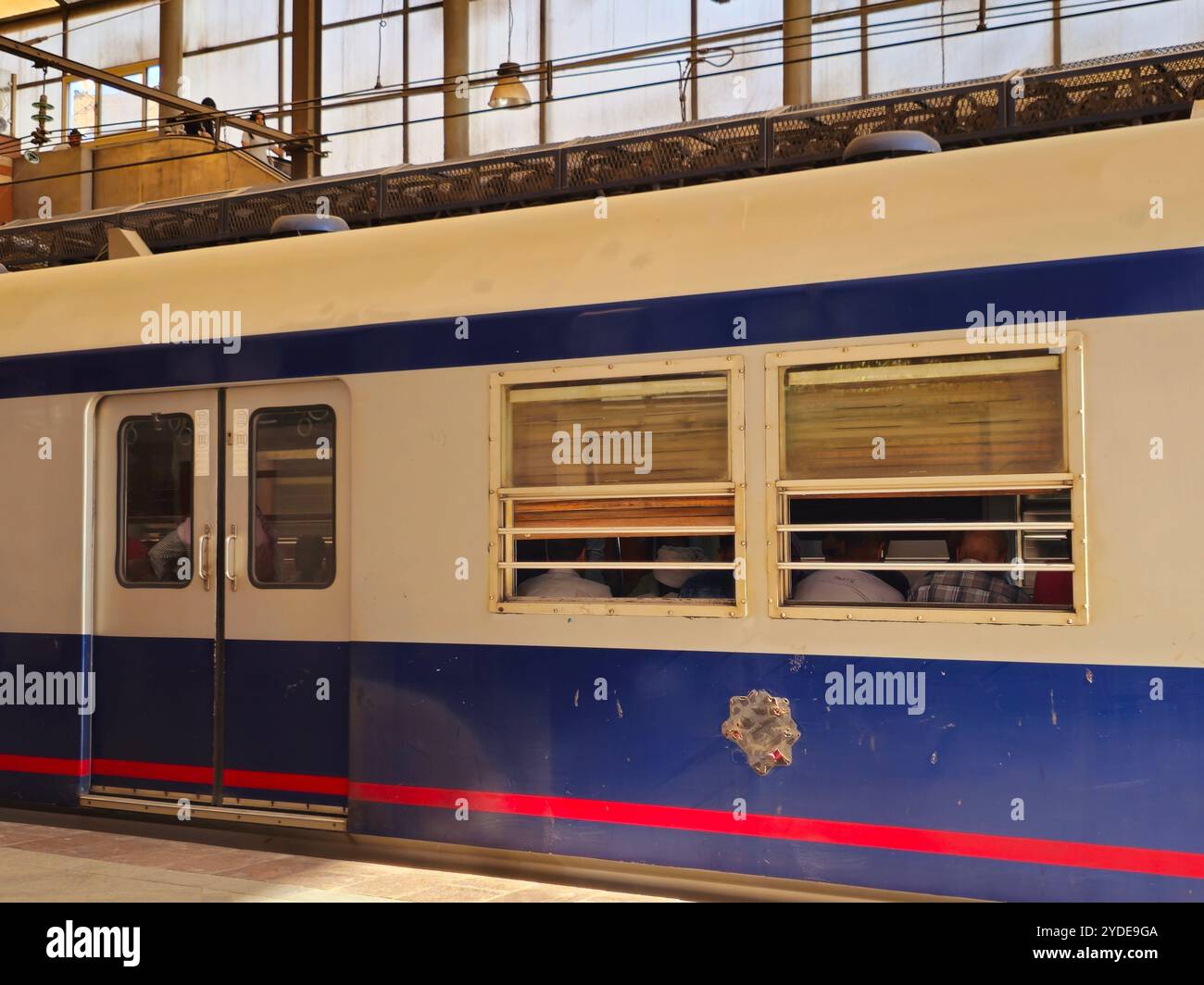Cairo, Egypt, October 21 2024: First line of The Cairo tunnel metro, a ...