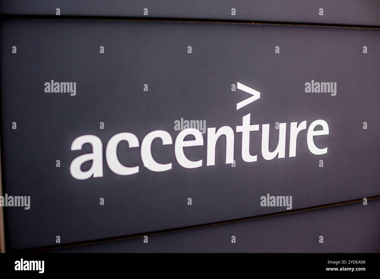 Logo of accenture company hi-res stock photography and images - Alamy