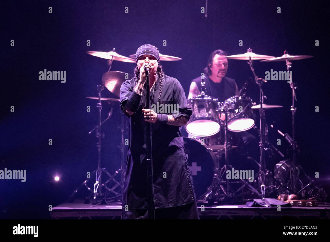 Ian Astbury of The Cult performing at The Usher Hall, Edinburgh, 24th ...
