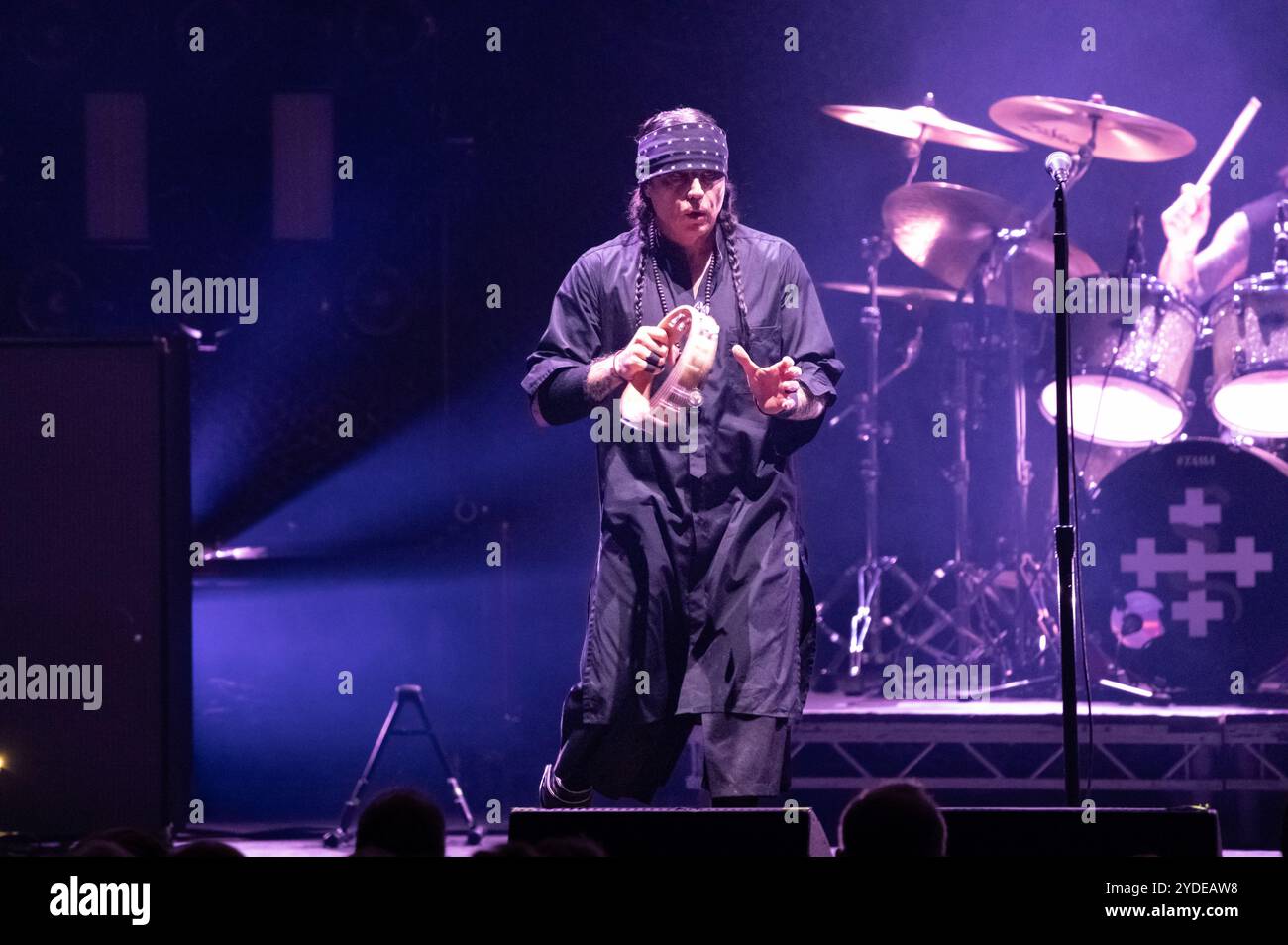 Ian Astbury of The Cult performing at The Usher Hall, Edinburgh, 24th ...