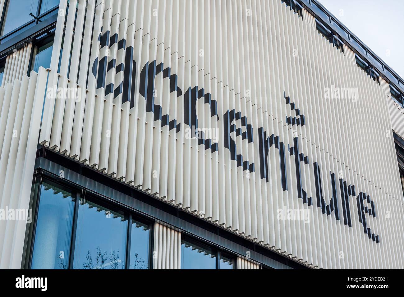 Accenture logo at building in Munich, Germany Stock Photo - Alamy