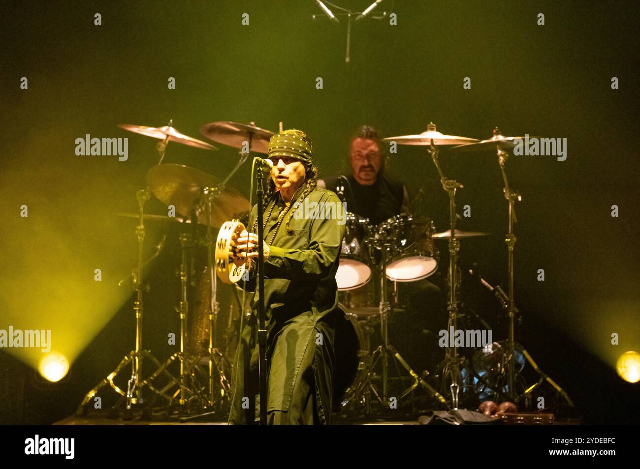Ian Astbury of The Cult performing at The Usher Hall, Edinburgh, 24th ...