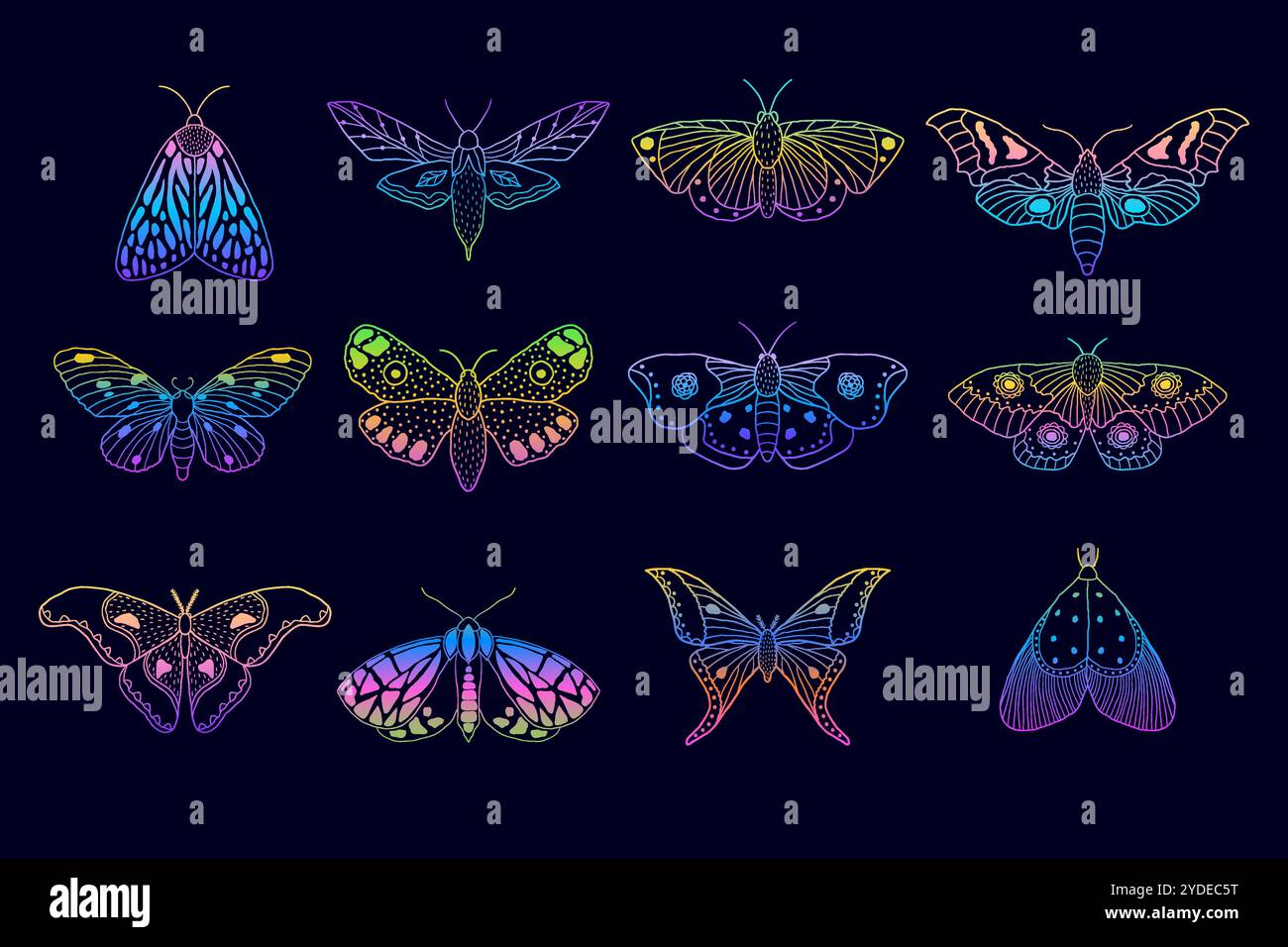 Blue sketch style pattern Stock Vector Images - Alamy