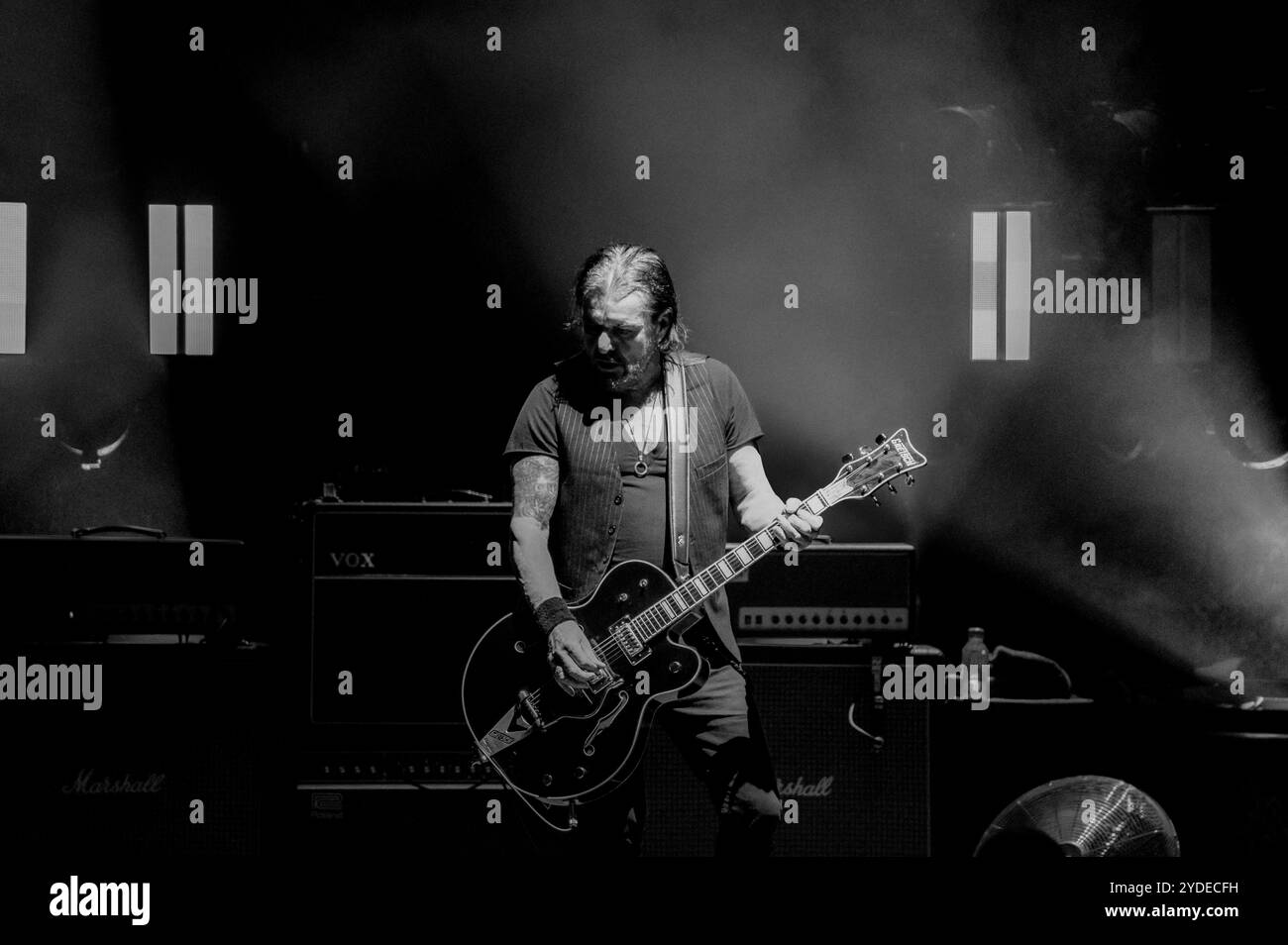 Billy Duffy of The Cult performing at The Usher Hall, Edinburgh, 24th ...