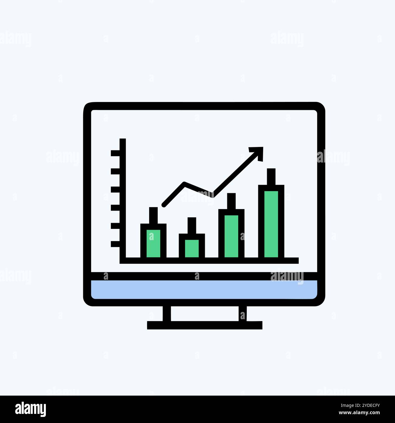 Stock Trading icon vector art image Stock Vector Image & Art - Alamy