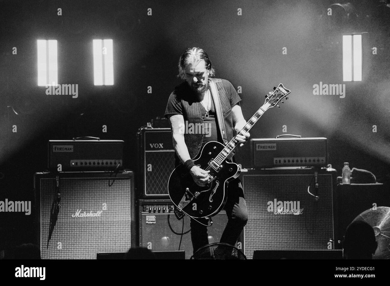 Billy Duffy of The Cult performing at The Usher Hall, Edinburgh, 24th ...