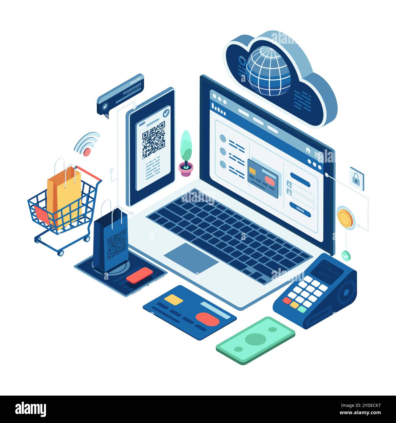 Payment gateways vector vectors hi-res stock photography and images - Alamy