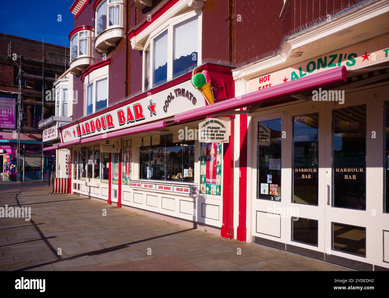 The famous Harbour bar ice cream parlour in Scarborough Stock Photo - Alamy