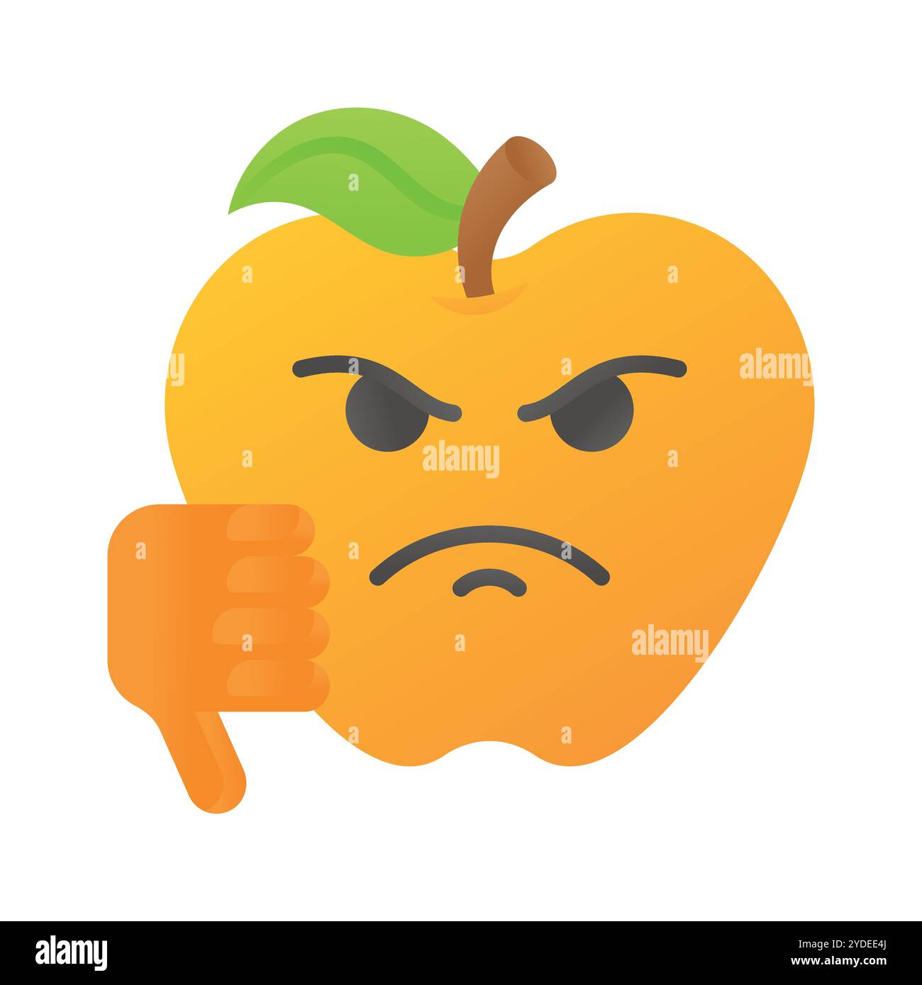 Disgusted emoji vector design, customizable unique vector Stock Vector ...