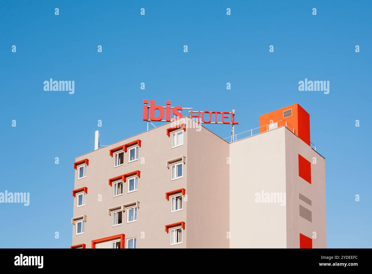 Ibis logo at hotel building in Beziers France Stock Photo - Alamy