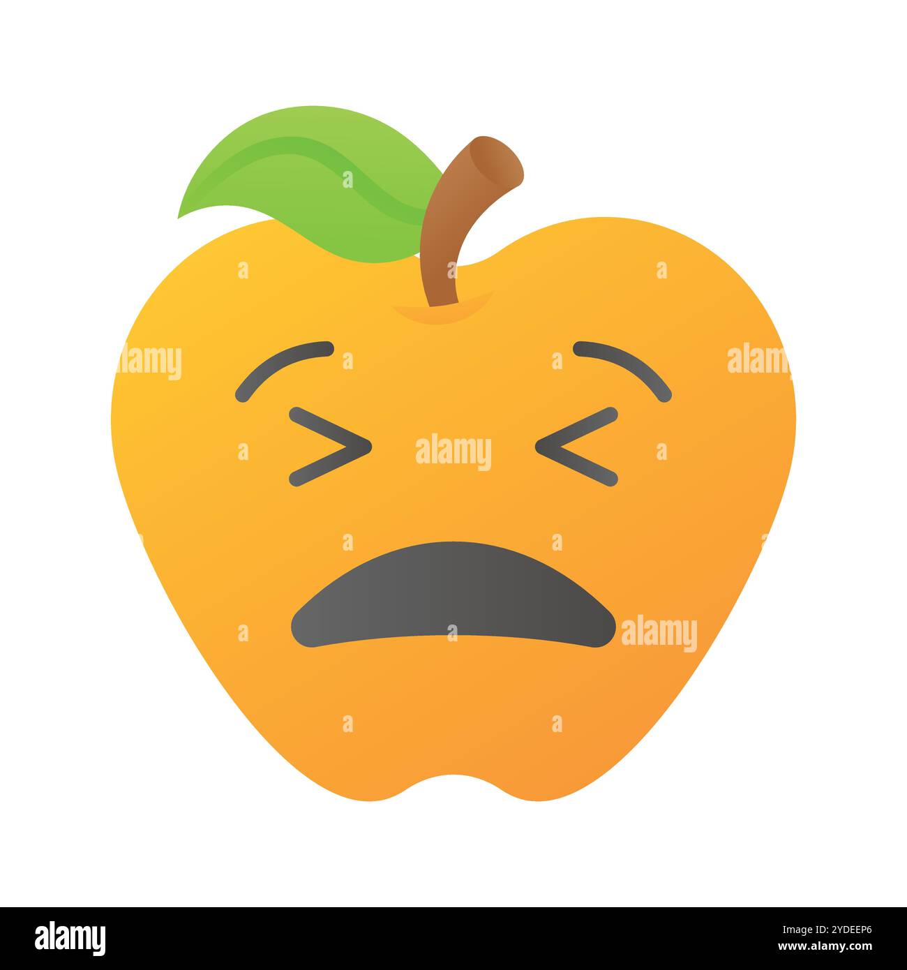 Painful expression, trendy icon of pain emoji, editable vector Stock ...