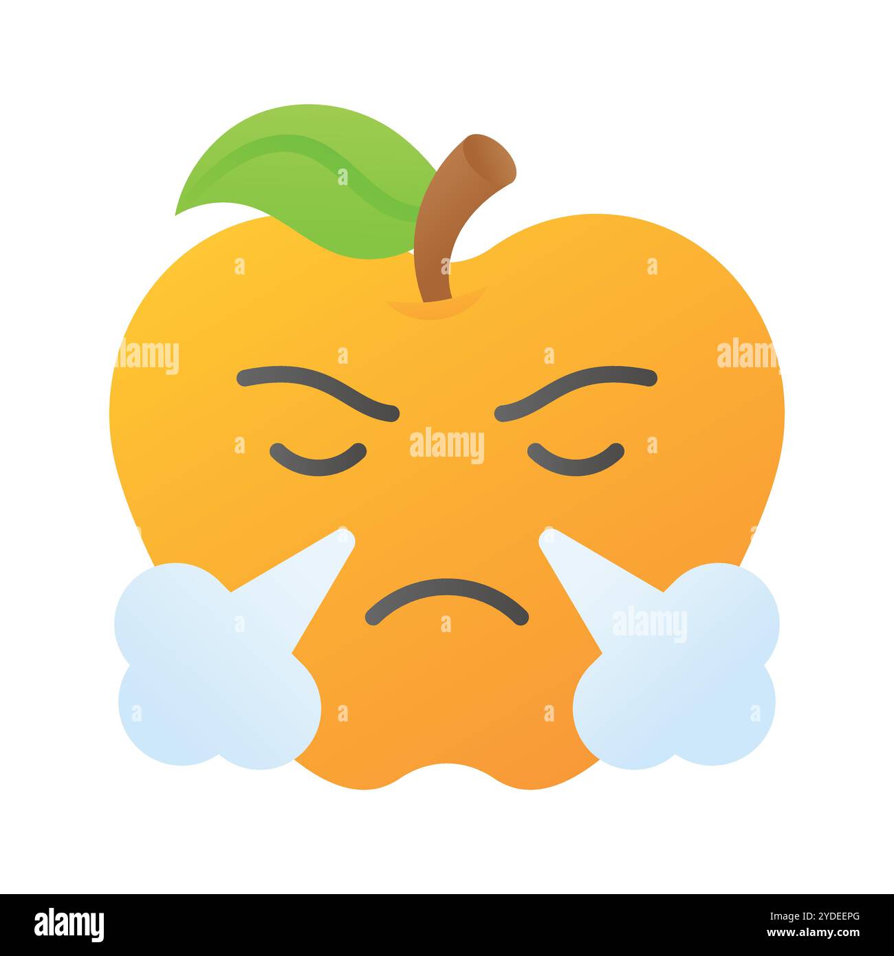 Have a look at this creative icon of frustrated emoji, trendy style ...
