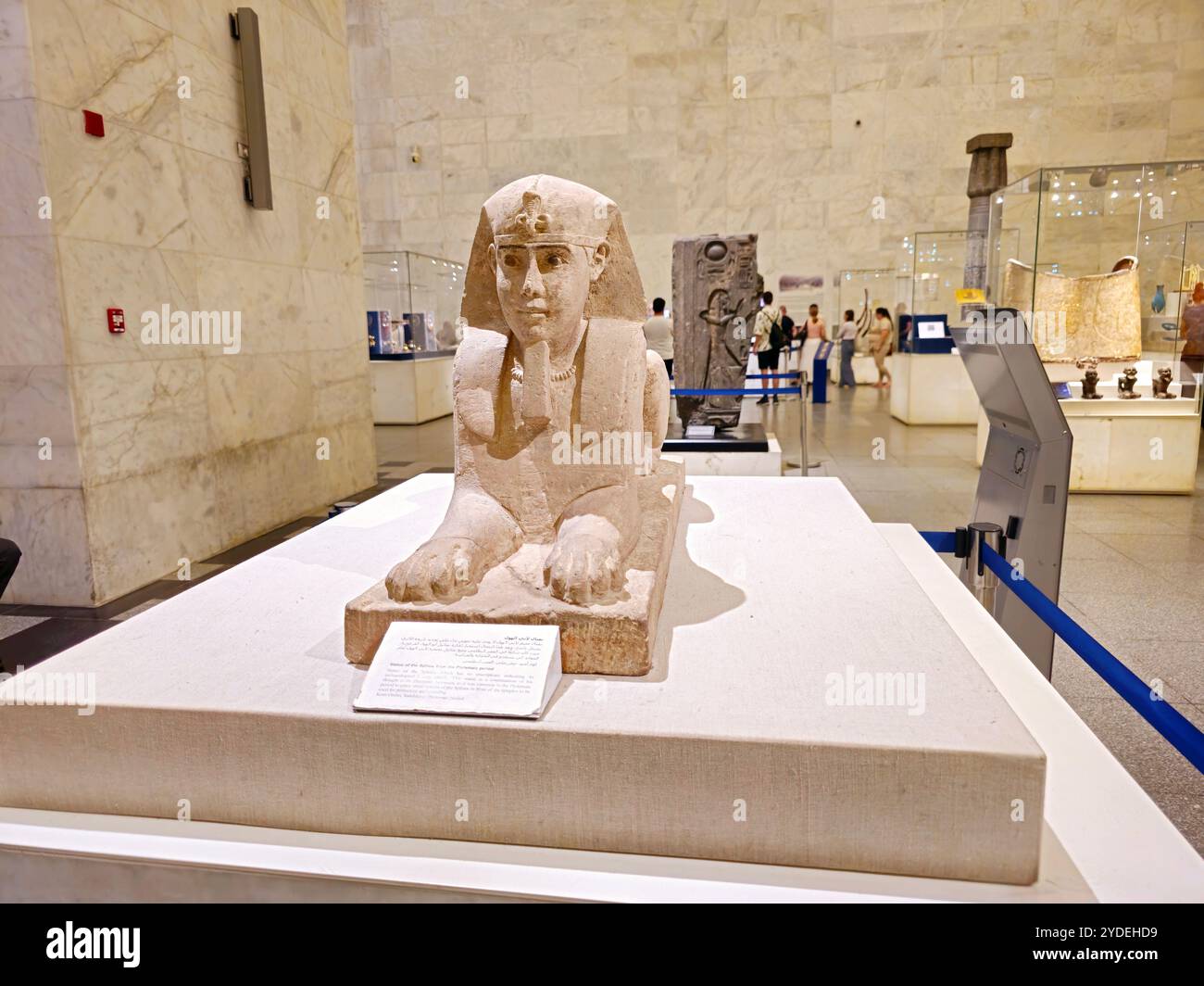 Cairo, Egypt, October 6 2024: Sphinx statue inside The National Museum ...