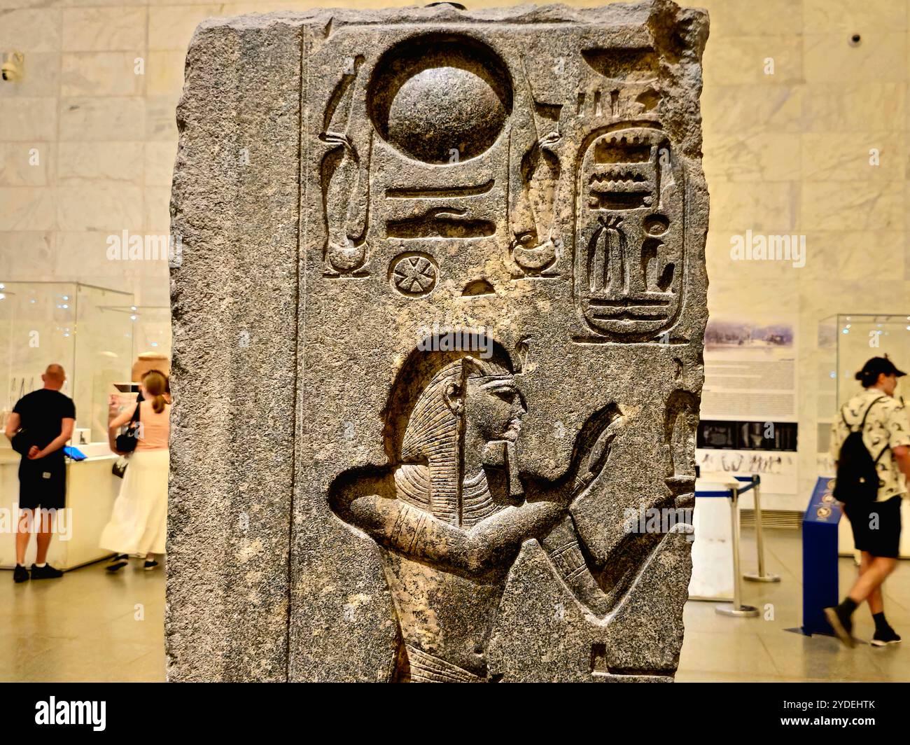 Cairo, Egypt, October 6 2024: Various monuments inside The National ...