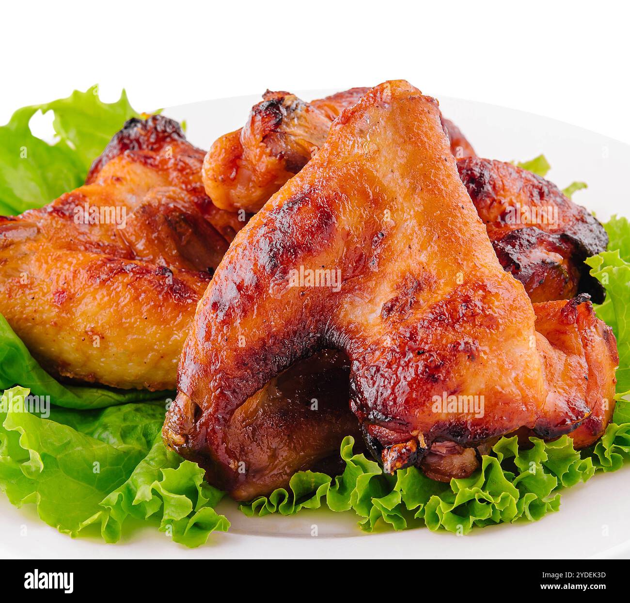 Plate fried chicken wings hi-res stock photography and images - Alamy
