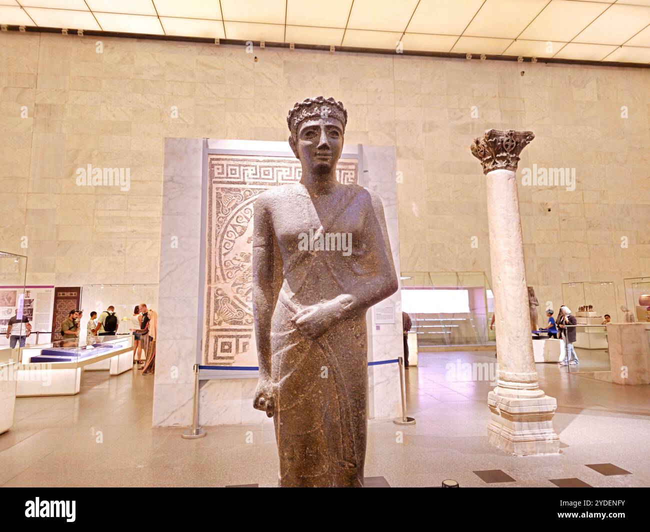 Cairo, Egypt, October 6 2024: Statues inside the National Museum of ...