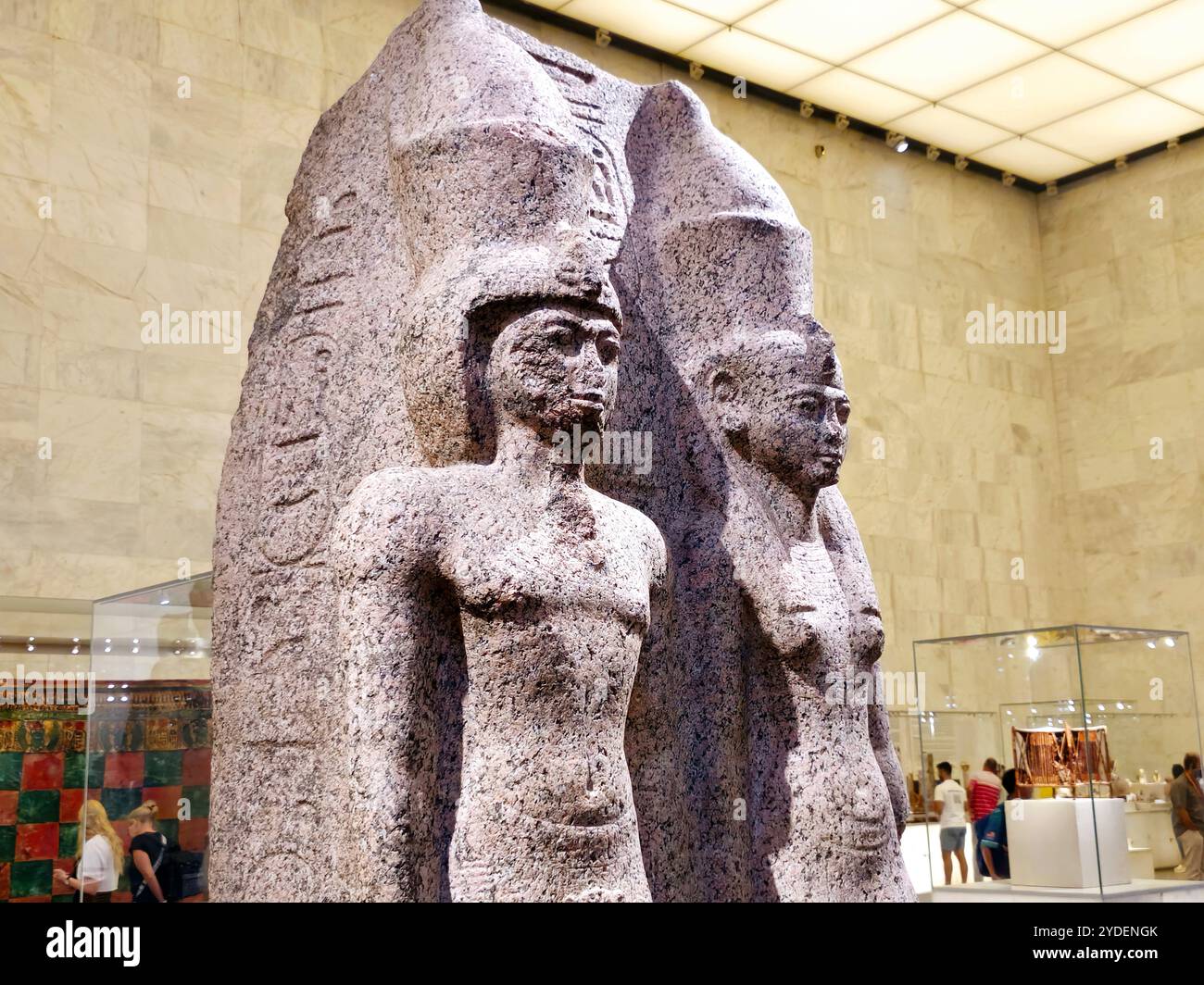 Cairo, Egypt, October 6 2024: Statues inside the National Museum of ...
