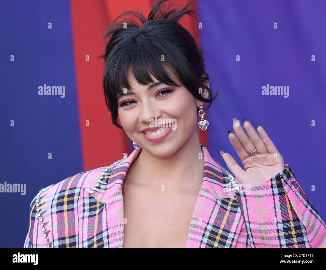 Xochitl Gomez attends the premiere of Netflix's Olivia Rodrigo: GUTS ...