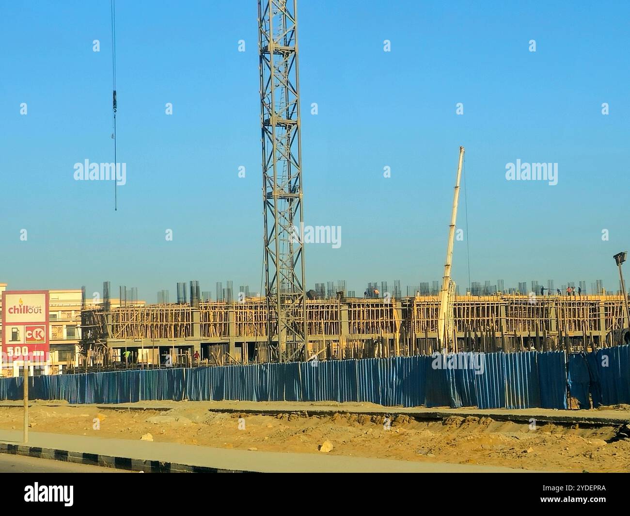 Cairo, Egypt, October 8 2024: A new high rise of residential apartments ...