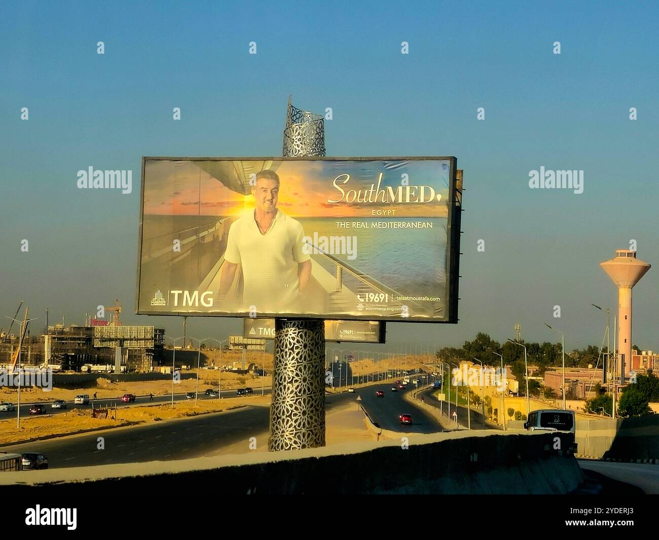 Cairo, Egypt, October 12 2024: advertising campaign Talaat Moustafa ...