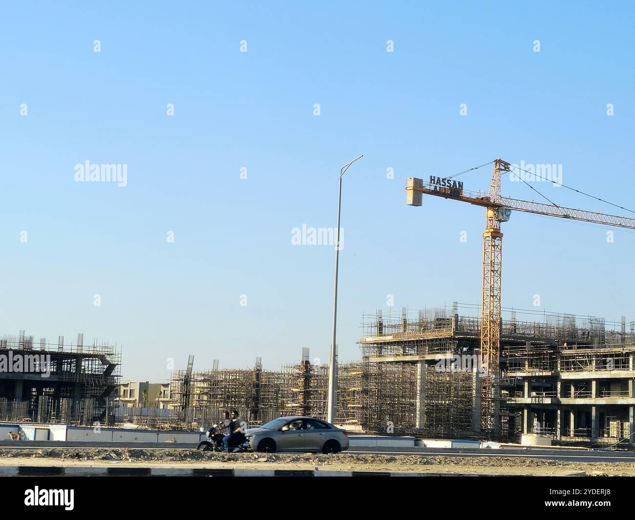 Cairo, Egypt, October 12 2024: new high rise of residential apartments ...