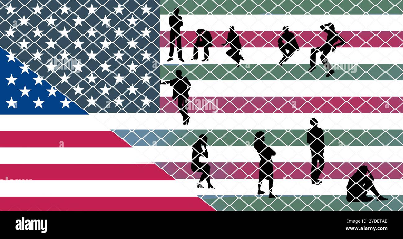 People from South America and other regions of the world are lined up ...