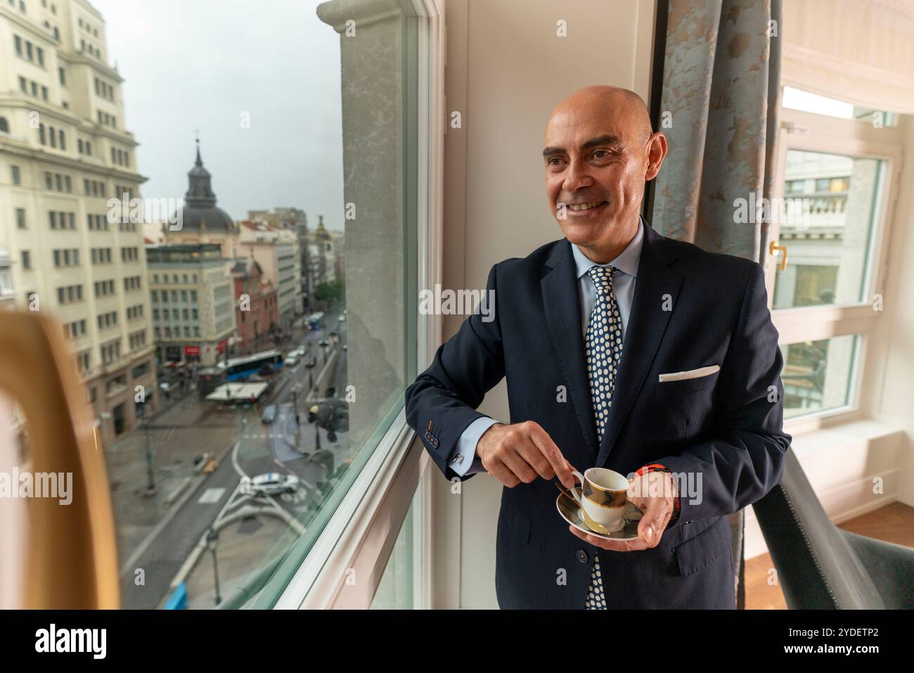 Madrid, 09/10/2024. A coffee with Alejandro Bernabé, director of the ...