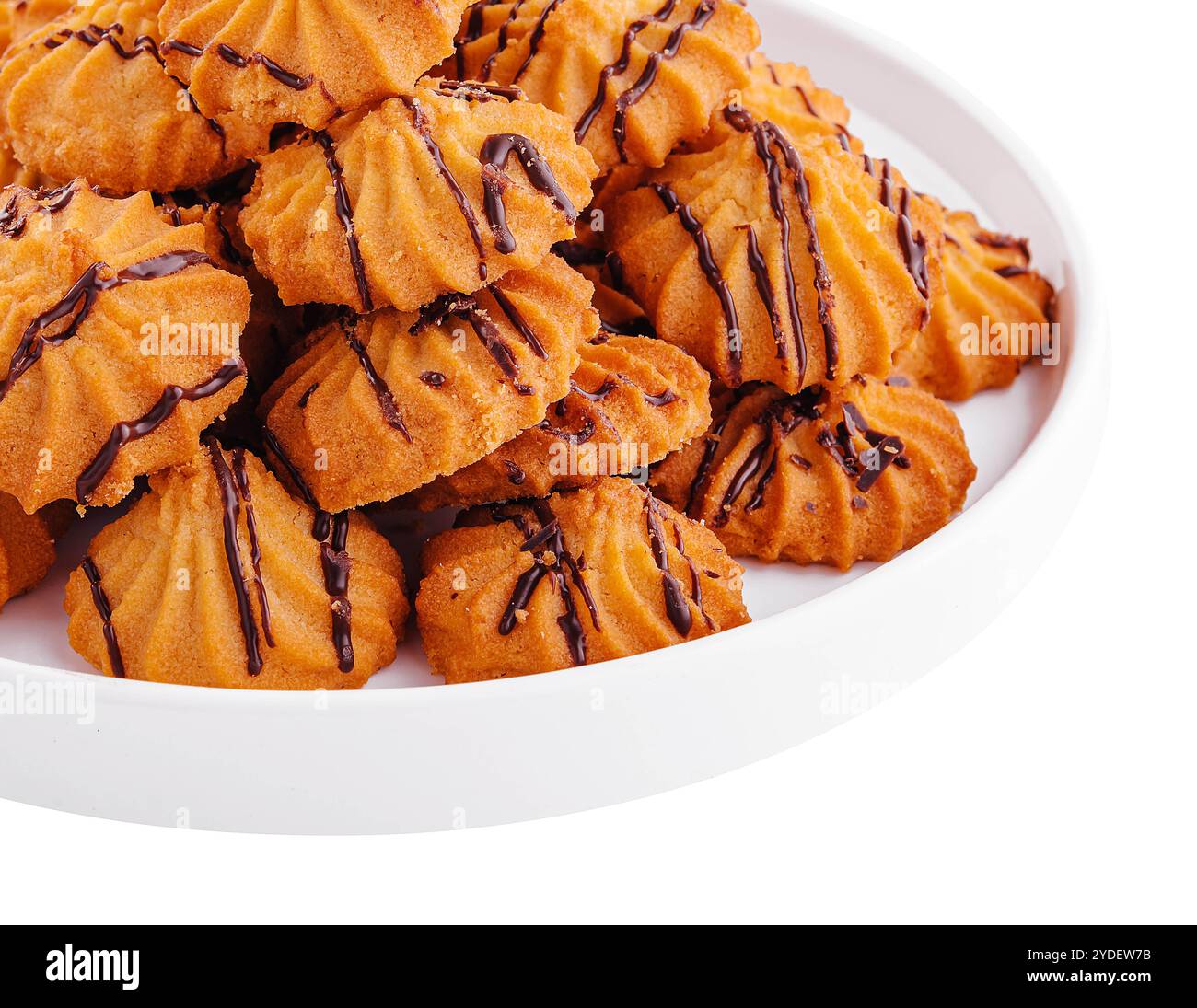 Homemade crunchy cookies with chocolate cream Stock Photo - Alamy