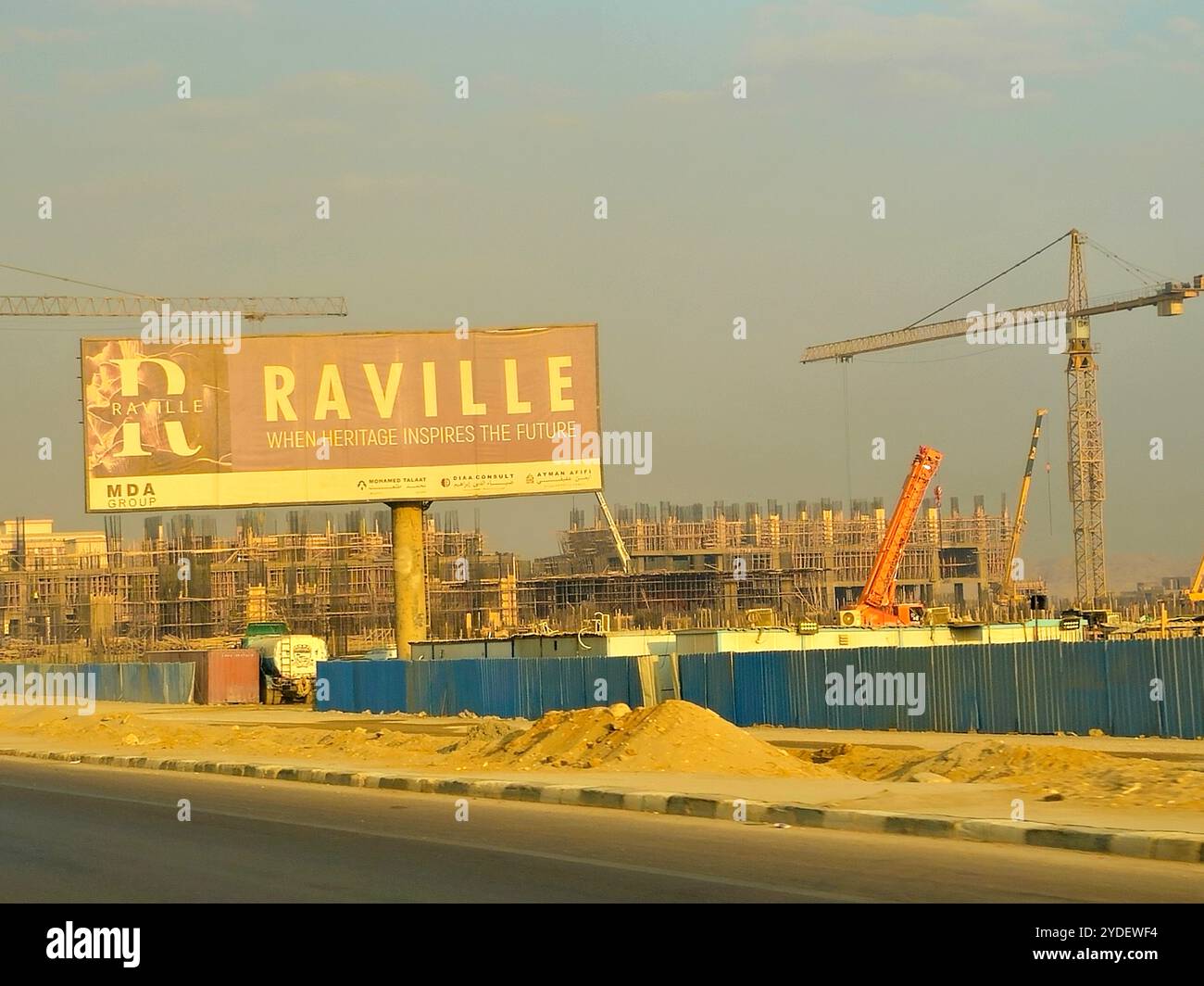 Cairo, Egypt, October 17 2024: New high rise of residential apartments ...