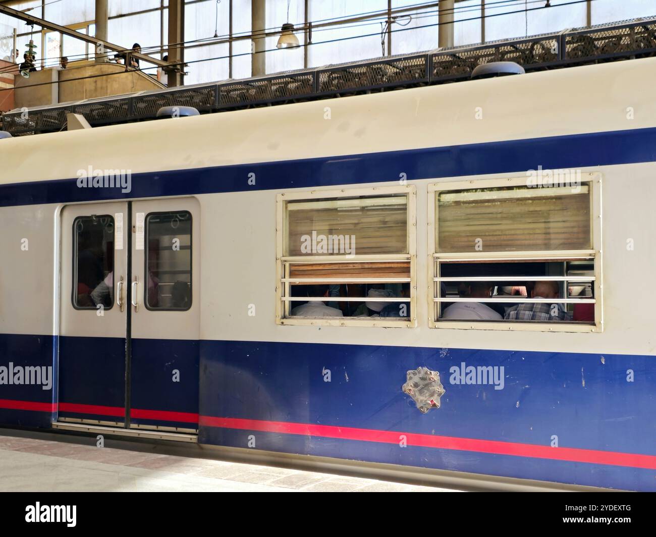 Cairo, Egypt, October 21 2024: First line of The Cairo tunnel metro, a rapid transit system in ...