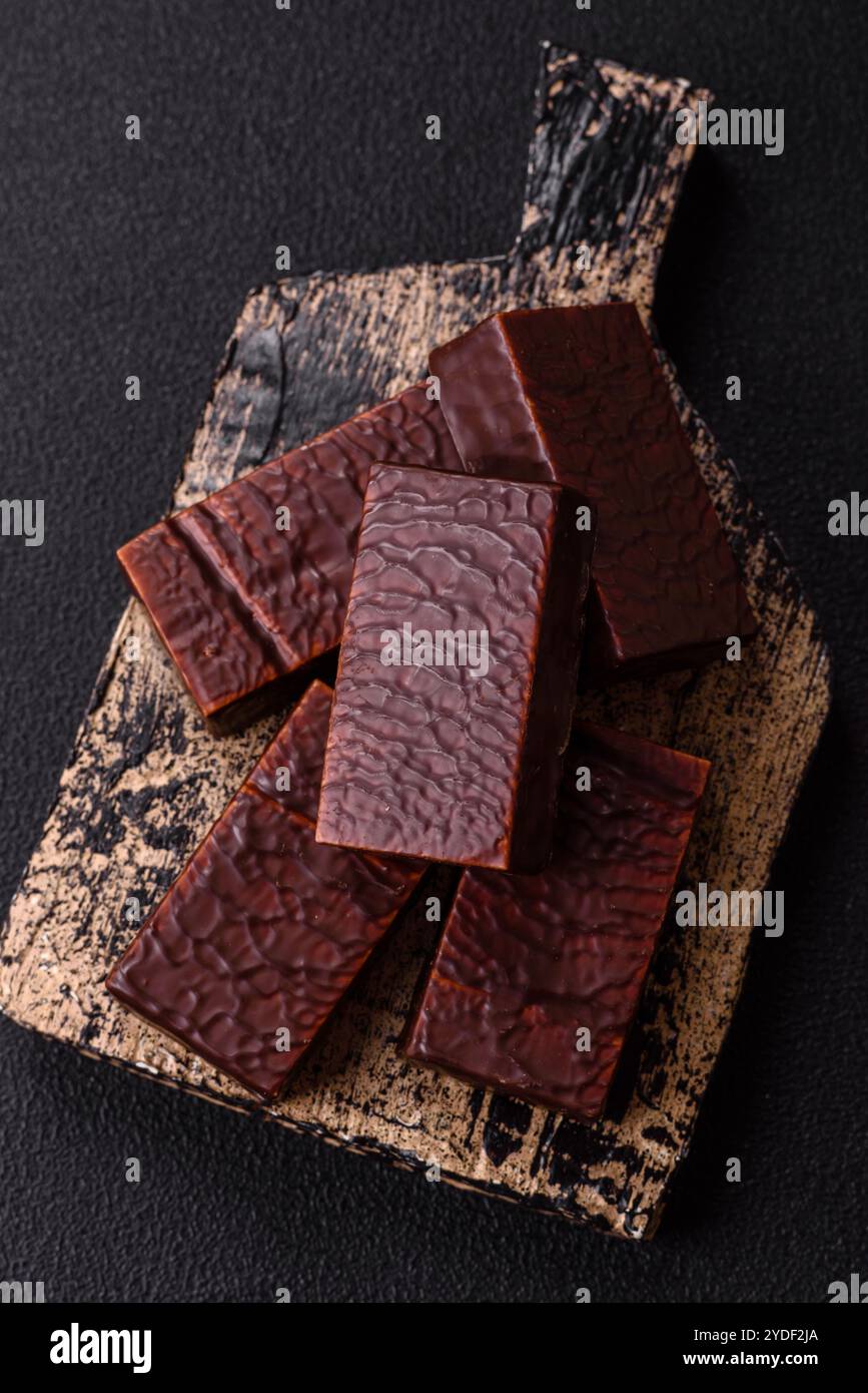 Two dark chocolate covered biscuit hi-res stock photography and images ...