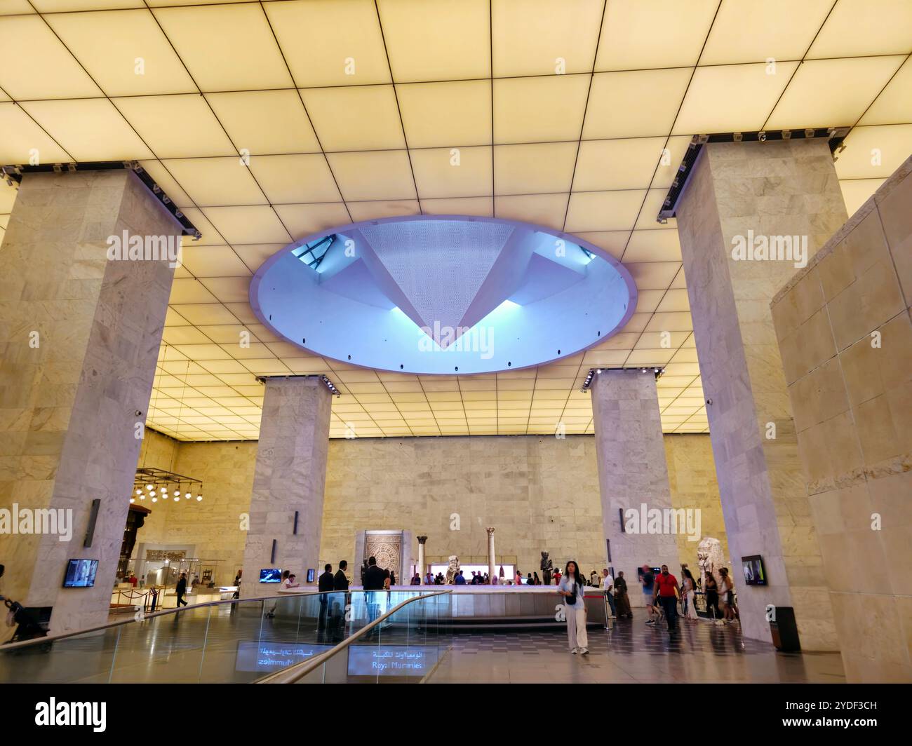 Cairo, Egypt, October 6 2024: The Main hall in The National Museum of ...