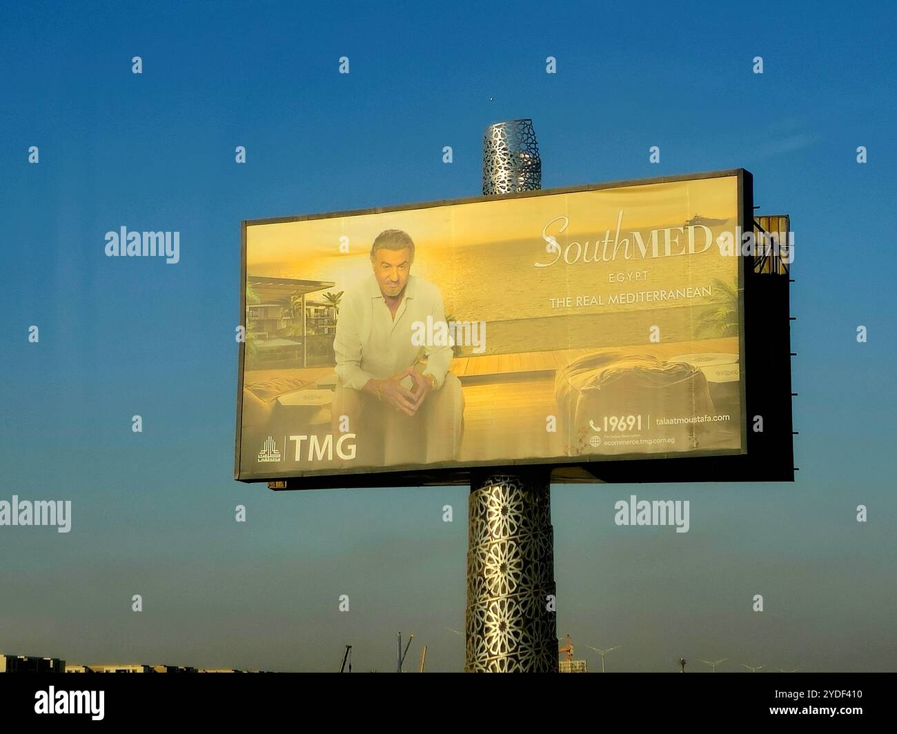Cairo, Egypt, October 12 2024: advertising campaign Talaat Moustafa ...