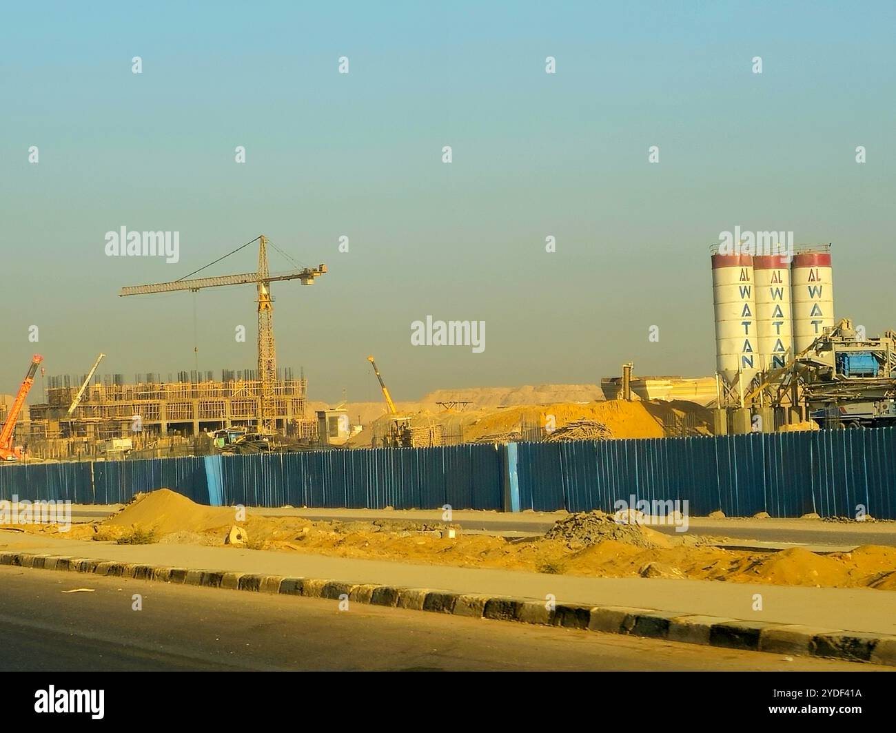 Cairo, Egypt, October 13 2024: A new high rise of residential ...