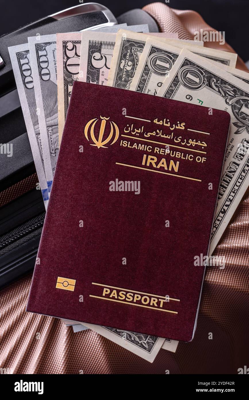 International passport of a citizen of Iran Stock Photo - Alamy