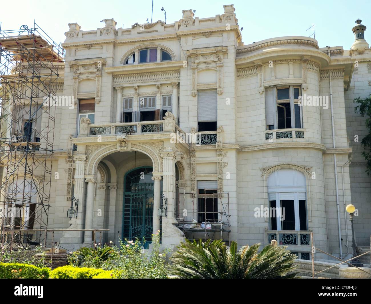 Cairo, Egypt, October 15 2024: The Saffron Zafaran Palace, an Egyptian ...