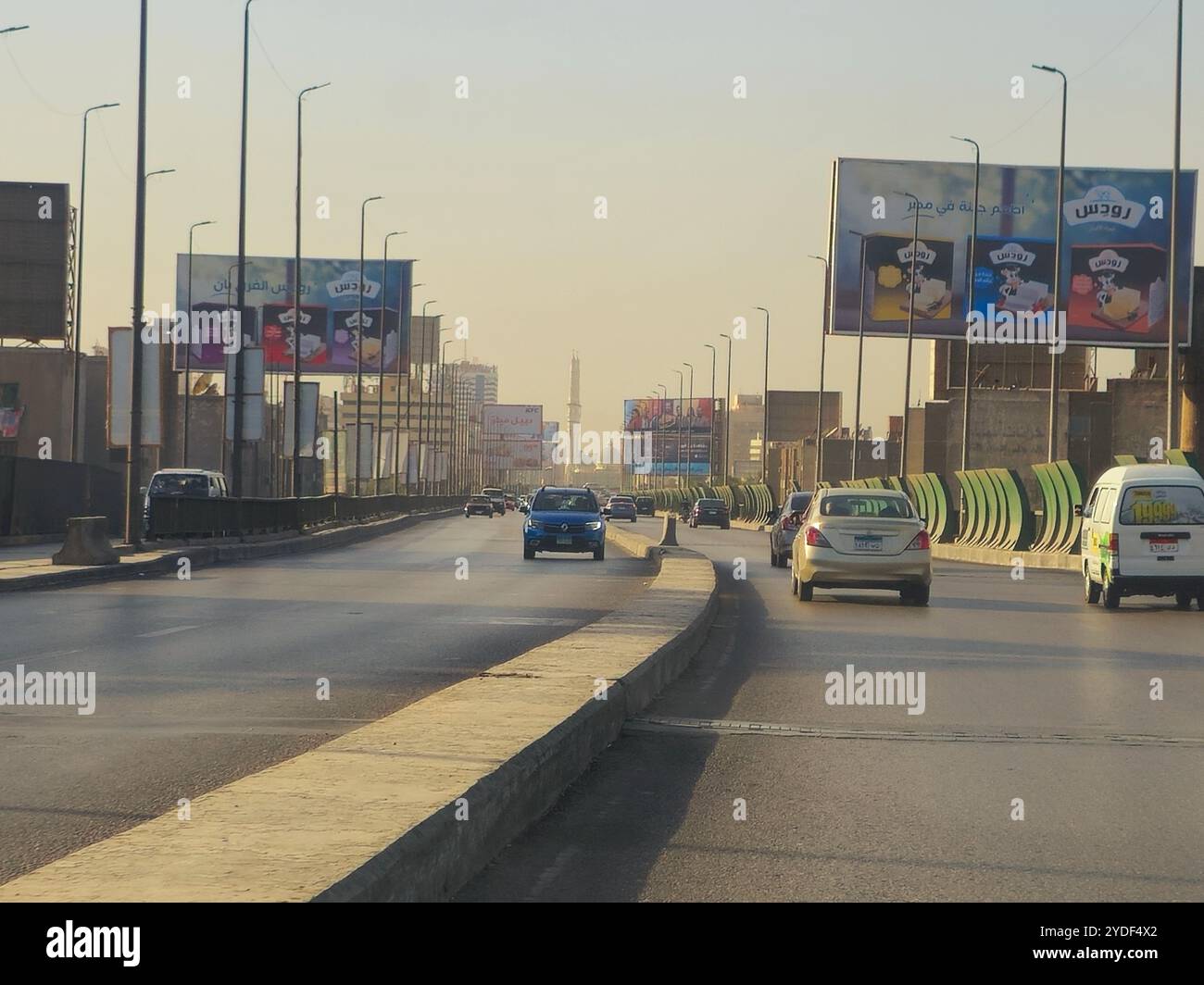 Cairo, Egypt, October 20 2024: The 6th of October Bridge, an elevated ...