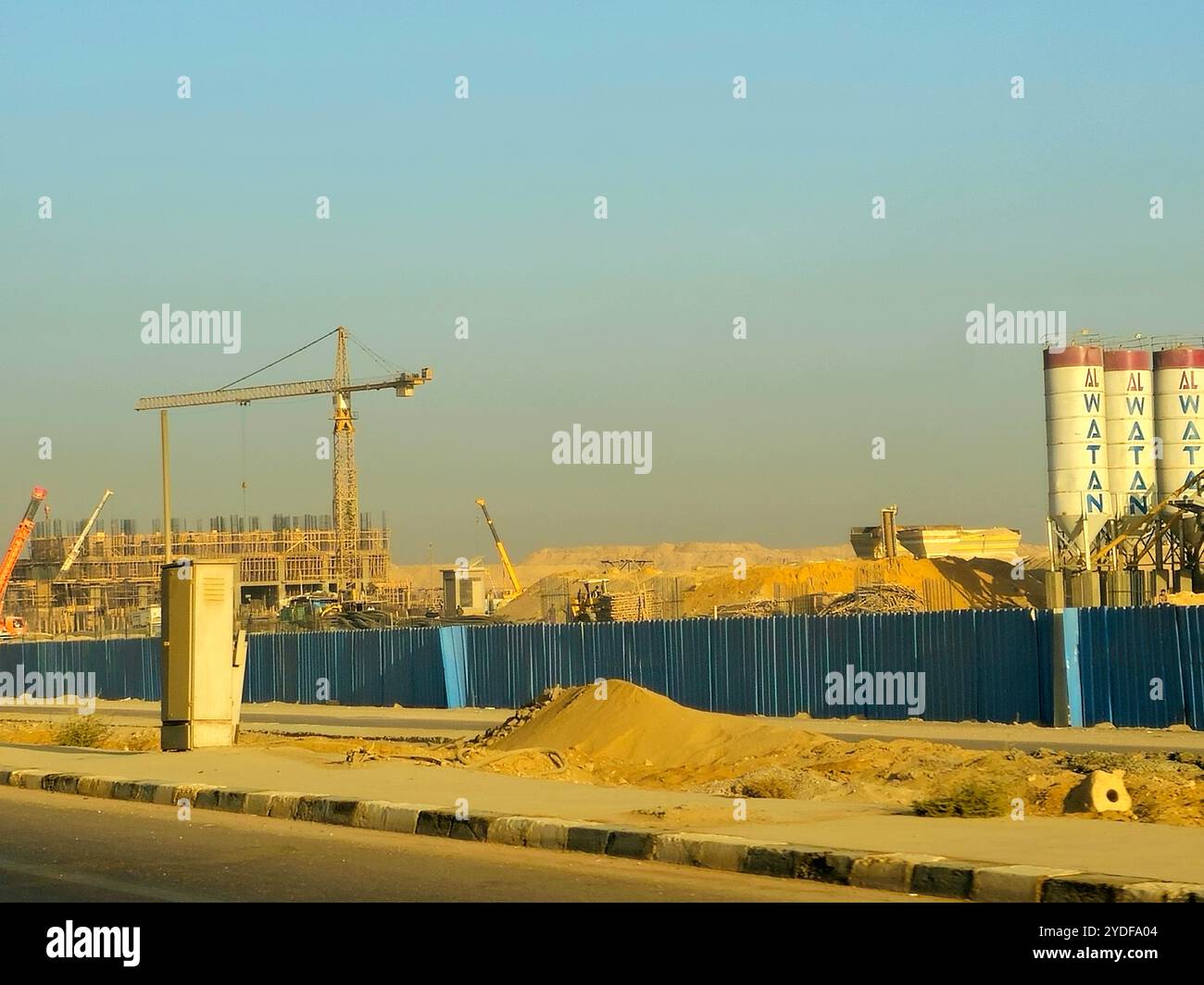 Cairo, Egypt, October 13 2024: A new high rise of residential ...
