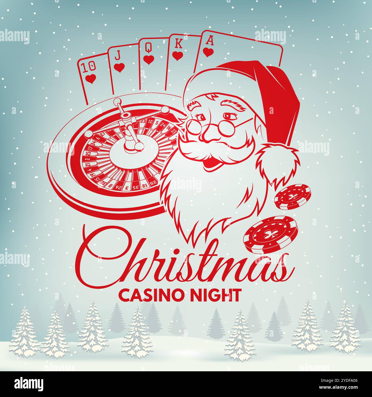 Santa claus playing cards hi-res stock photography and images - Alamy