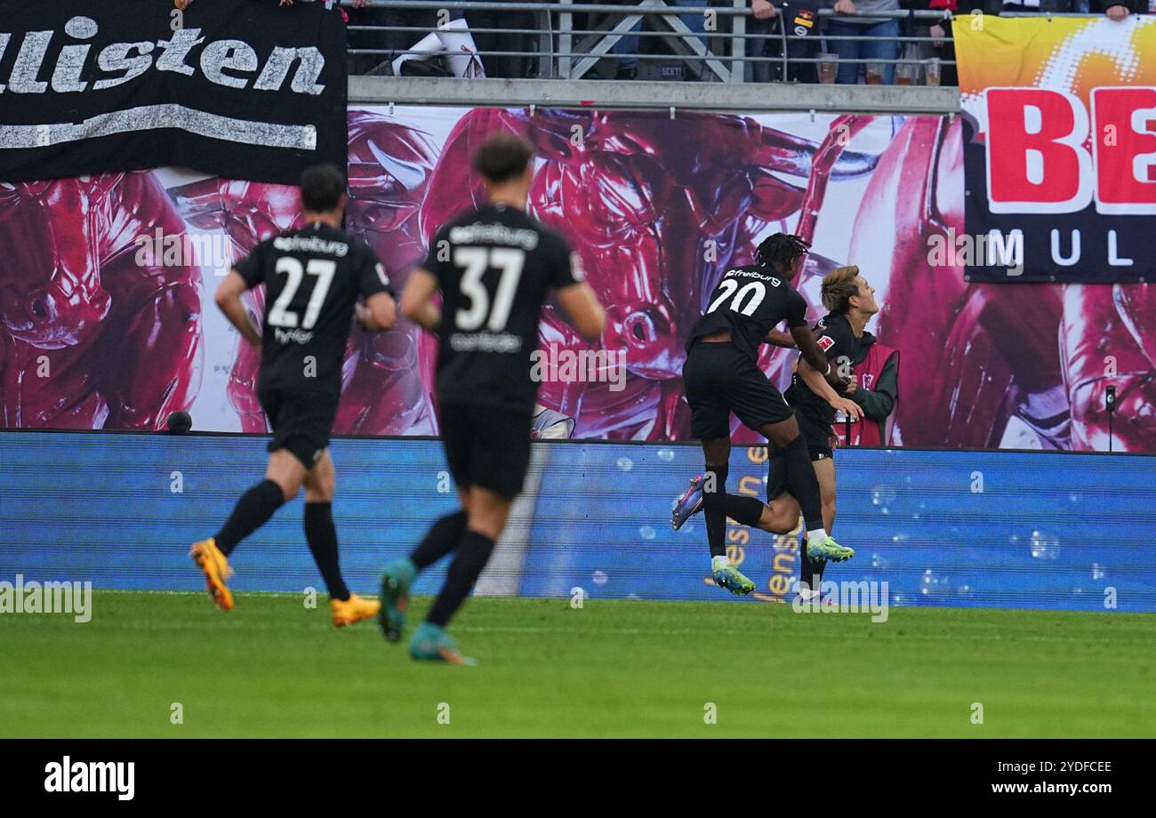 Red Bull Arena, Leipzig, Germany. 26th Oct, 2024. Ritsu Doan of SC ...