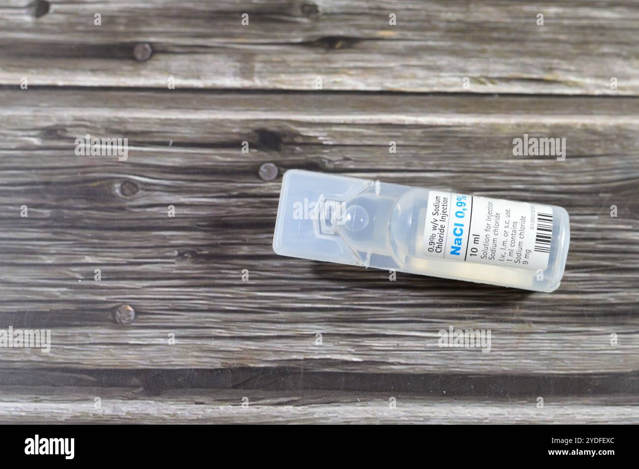 Cairo, Egypt, October 4 2024: 10ml NaCl sodium chloride injection ...