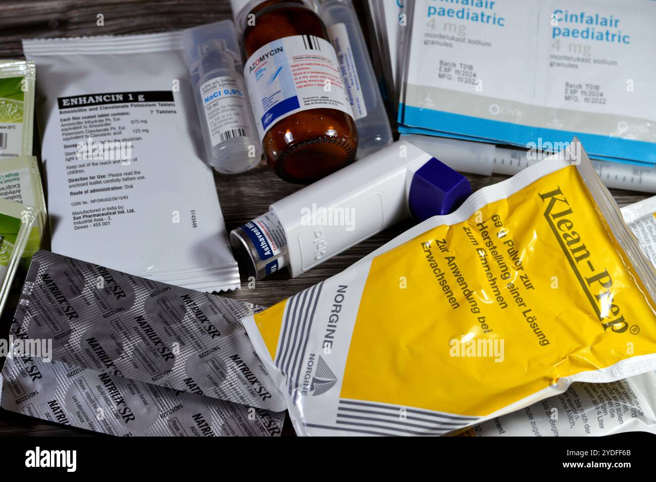 Cairo, Egypt, October 4 2024: various drugs and medications, Prolyte ...