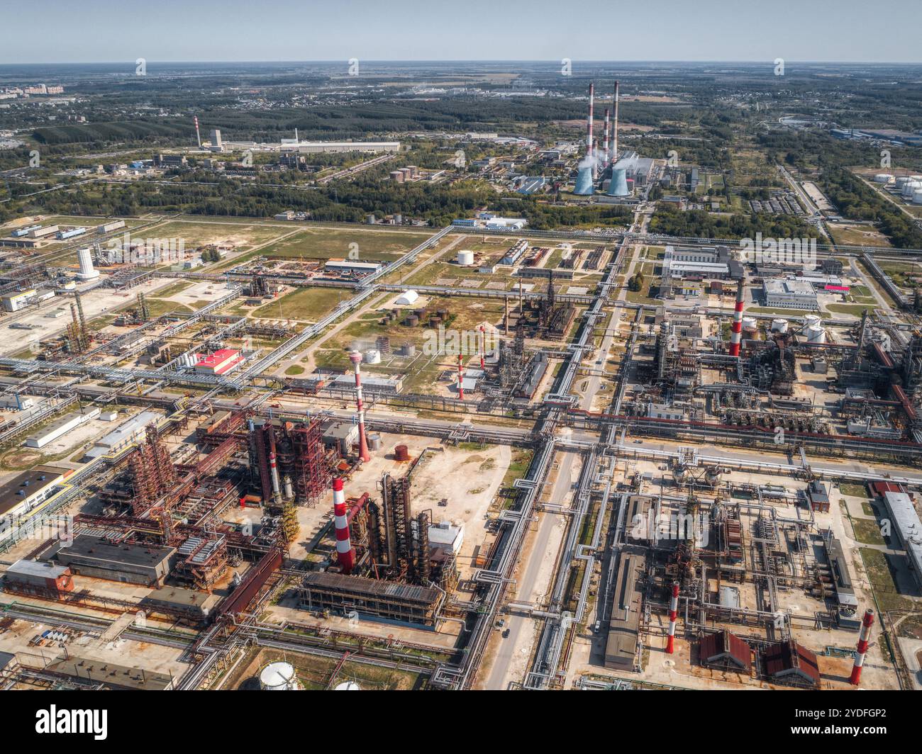 Industrial zone equipment oil refining hi-res stock photography and ...