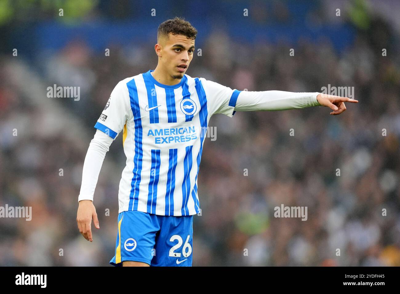 Brighton and Hove Albion's Yasin Ayari during the Premier League match ...