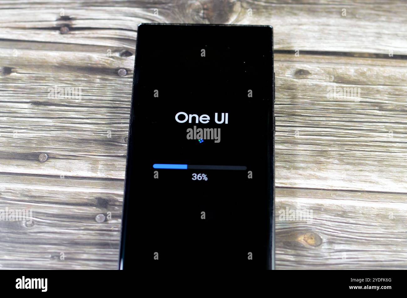 Cairo, Egypt, October 4 2024: Samsung software update for Samsung ...