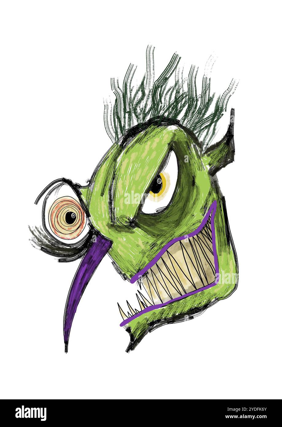 Goblin creature illustration Stock Photo - Alamy